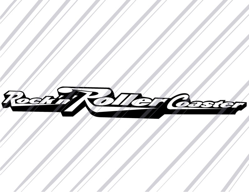 Rock’n’ Roller Coaster SVG File for Cricut - Etsy