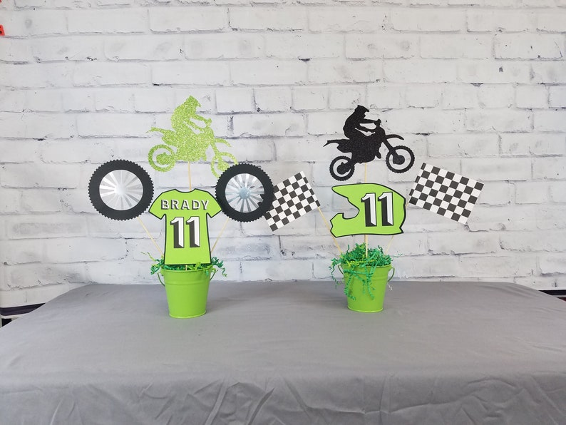 Motocross Dirt Bike Party Decor Package - Etsy