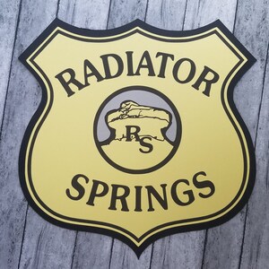 Radiator Springs Business Diecuts - Etsy