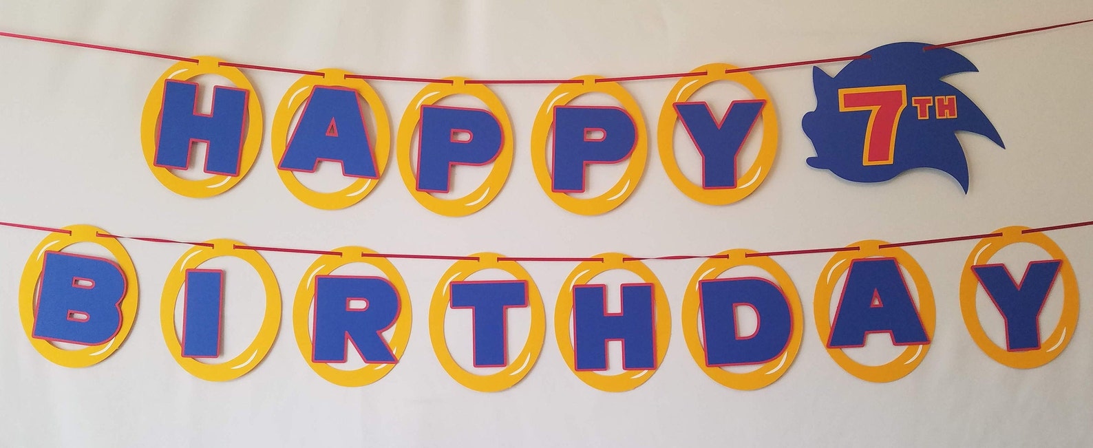 Golden Rings Sonic Birthday Set - Etsy