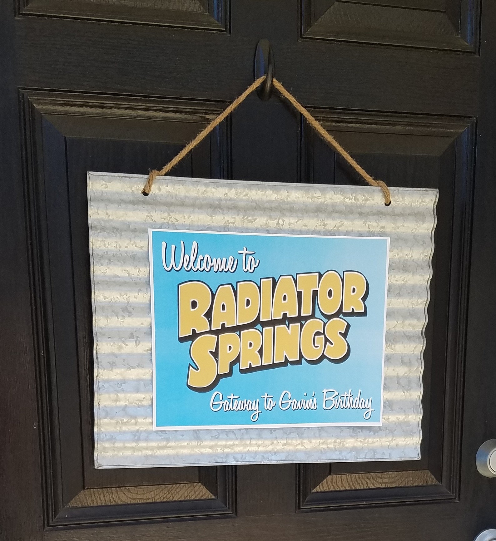 Cars Radiator Springs Billboard Sign - Etsy
