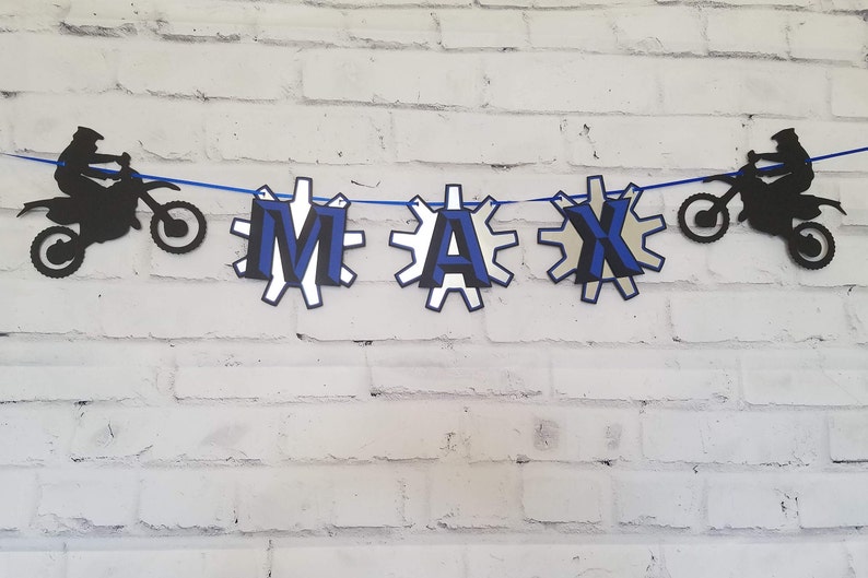 Motocross Dirt Bike Party Decor Package - Etsy