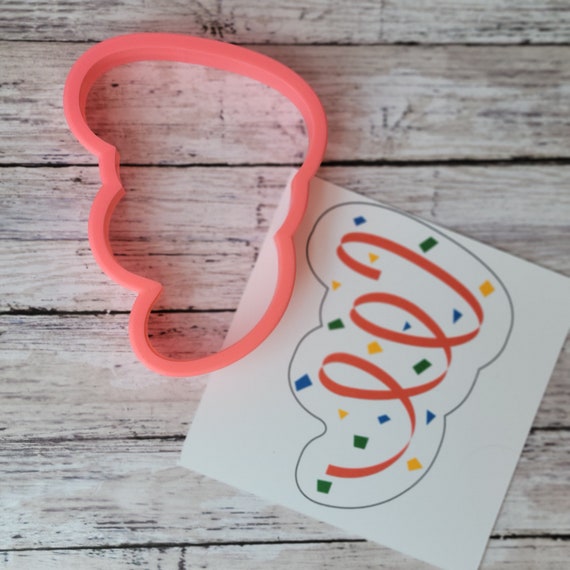 Confetti Celebration Cookie Cutter - Etsy