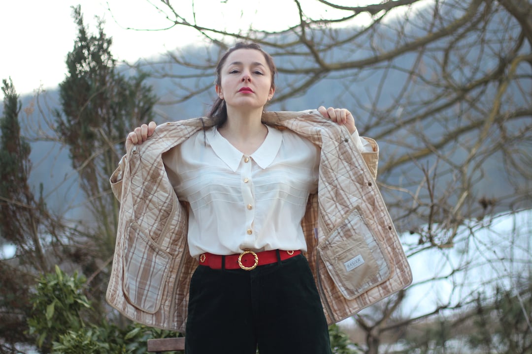 Vintage Beige Quilted Jacket Basler Lightweight Liner Jacket - Etsy