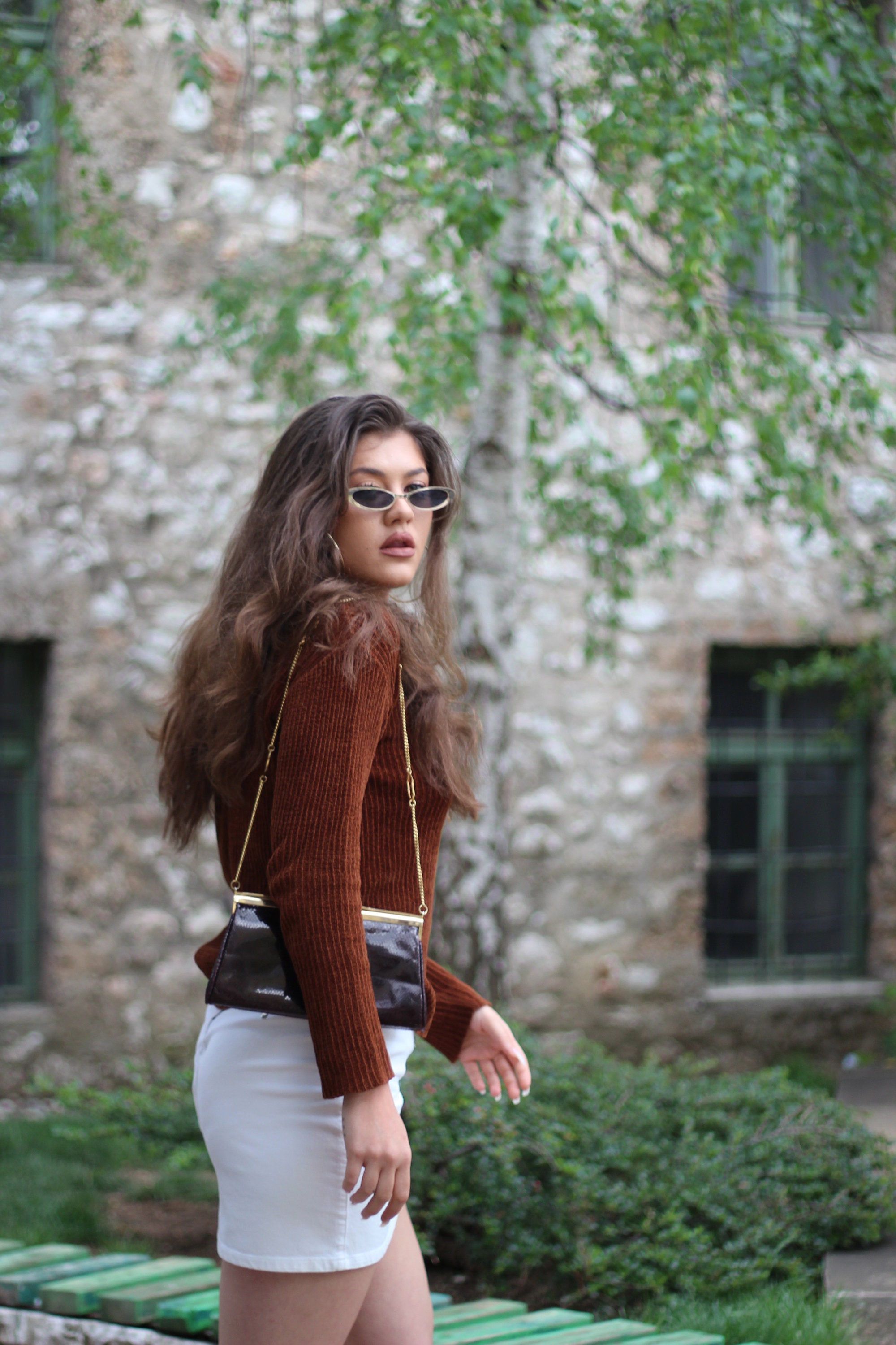 90s White Jeans Mini Skirt A Line Vintage JOOP Jeans Skirt Spring ...