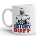 Funny History Buff Coffee Mug Muscular Socrates Deadlift | Etsy