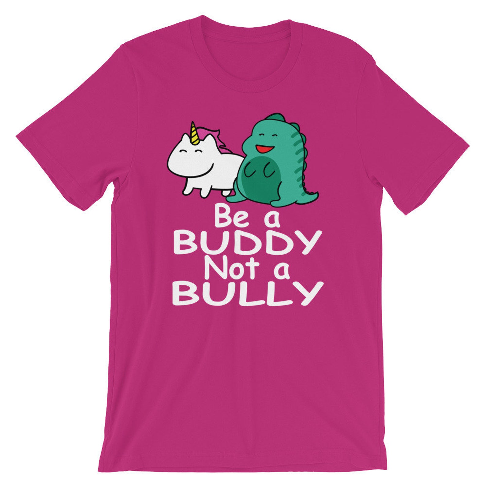 Kindness Shirt Anti-bullying Shirt for Teachers, Be a Buddy Not a Bully ...