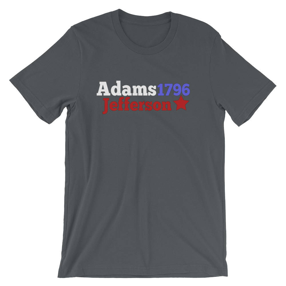 John Adams & Thomas Jefferson History Buff Shirt 1796 - Etsy