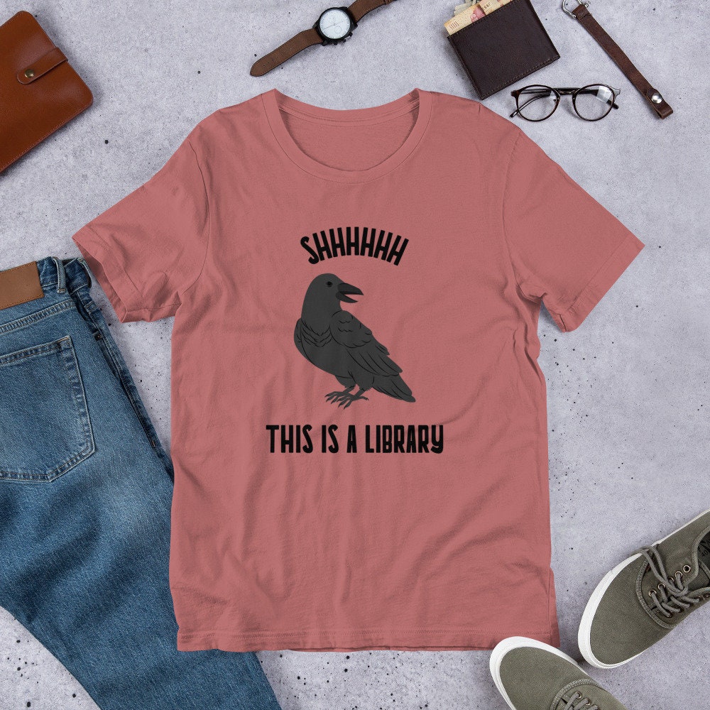 Shhh This is a Library Tshirt for Librarians | Funny Librarian Gift ...