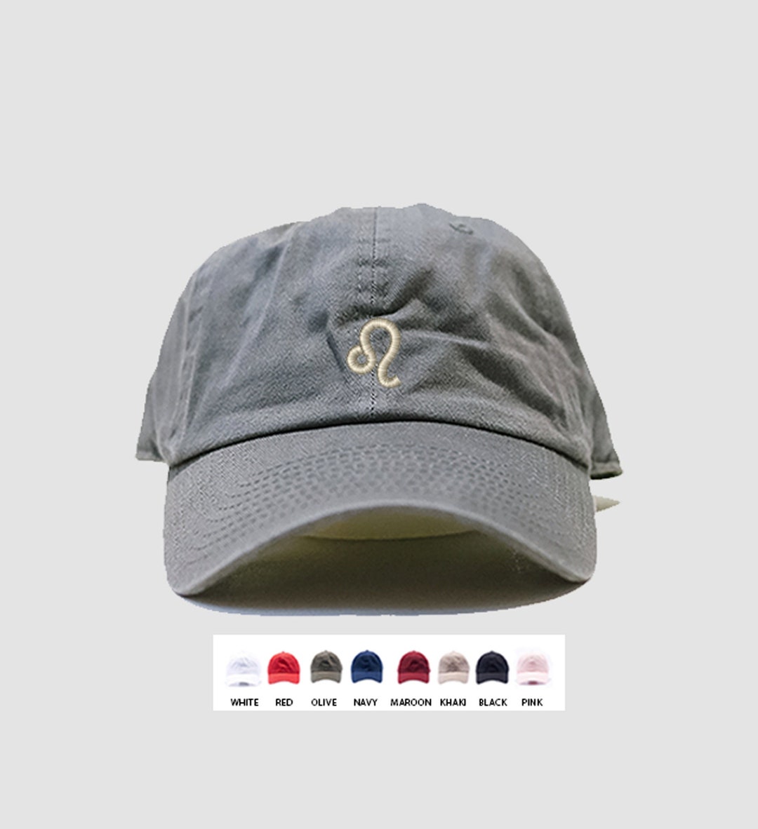 Leo Zodiac Sign Hat / Custom Embroidered Hat / Hats for Men / - Etsy