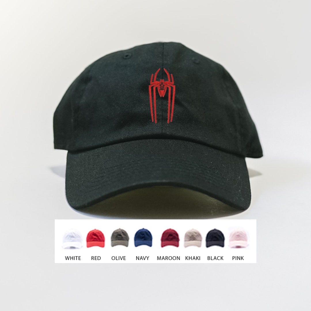 Embroidered Spiderman Hat / Custom Embroidered Dad Cap / Peter - Etsy Embroidered Spiderman Hat / Custom Embroidered Dad Cap / Peter - Etsy