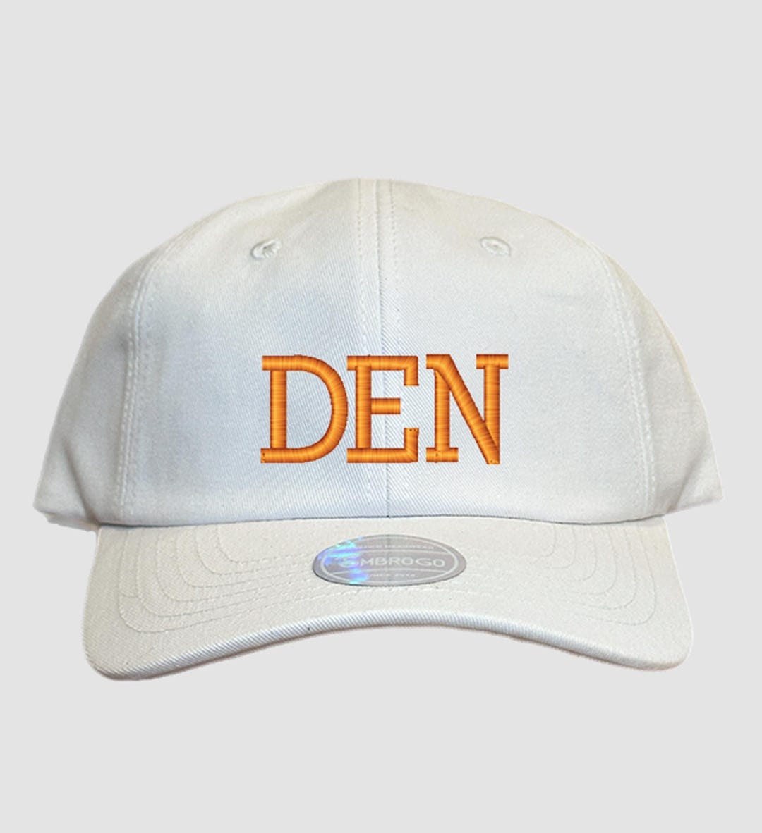 DEN Custom Embroidered Airport Code Hat, Airport Code Monogrammed Hat ...