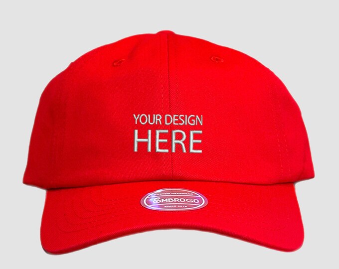 Custom Text Hats, Tab Hat, Personalized Dad Cap, Girls Hats ...