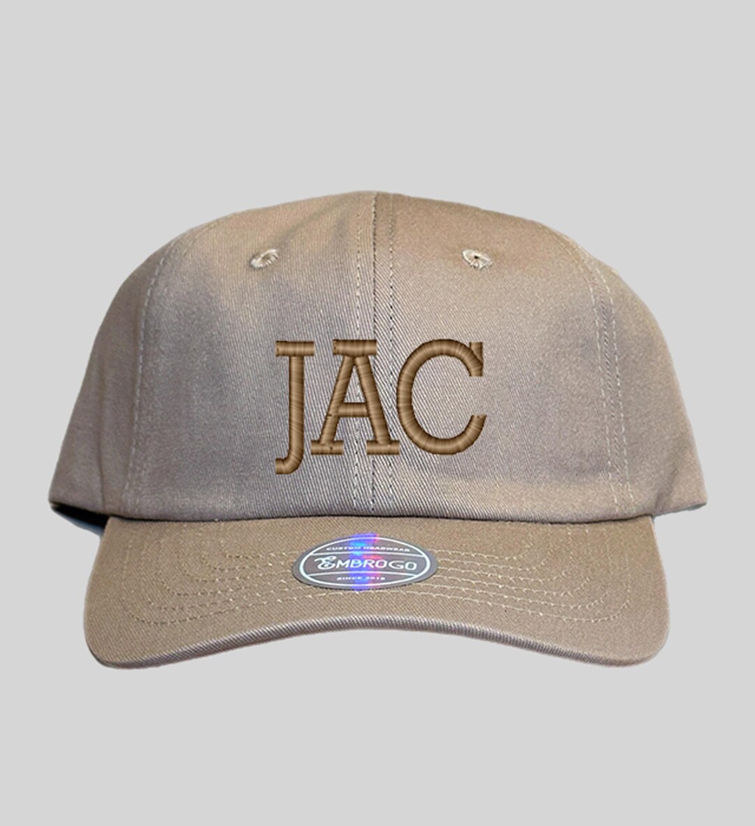 JAC Custom Embroidered Airport Code Hat, Airport Code Monogrammed Hat ...