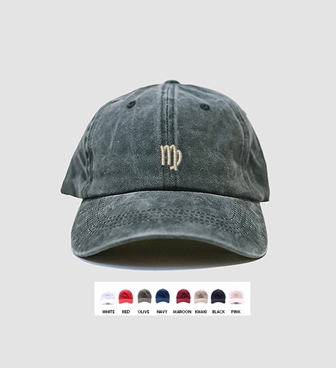Virgo Zodiac Sign Hat / Custom Embroidered Hat / Hats for Men - Etsy