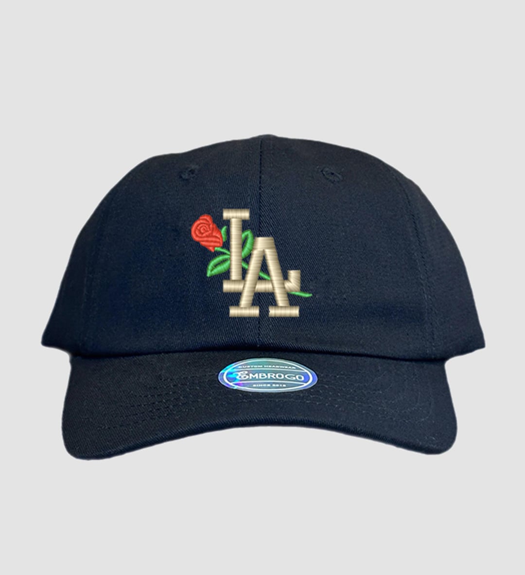 LA Rose Custom Embroidered Hat, Los Angeles Hat, LA Snapback ...