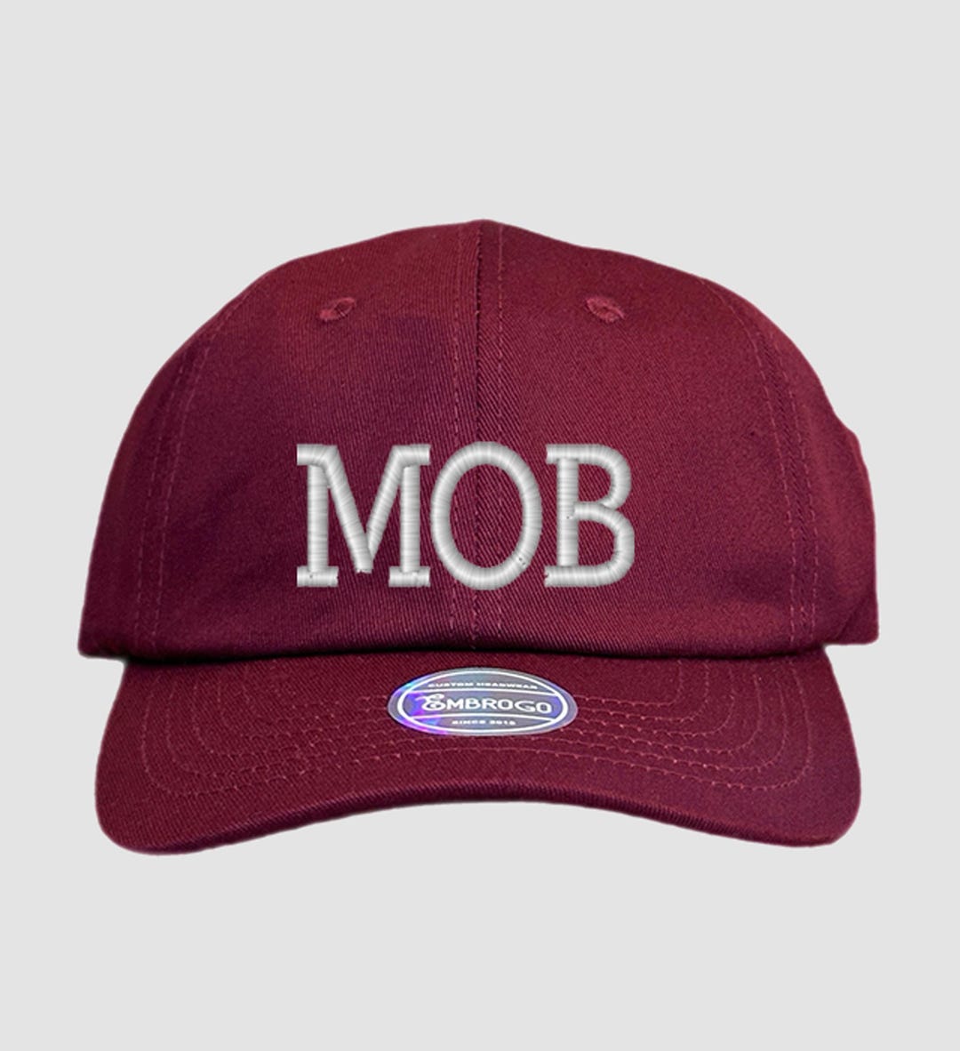 MOB Custom Embroidered Airport Code Hat, Airport Code Monogrammed Hat ...