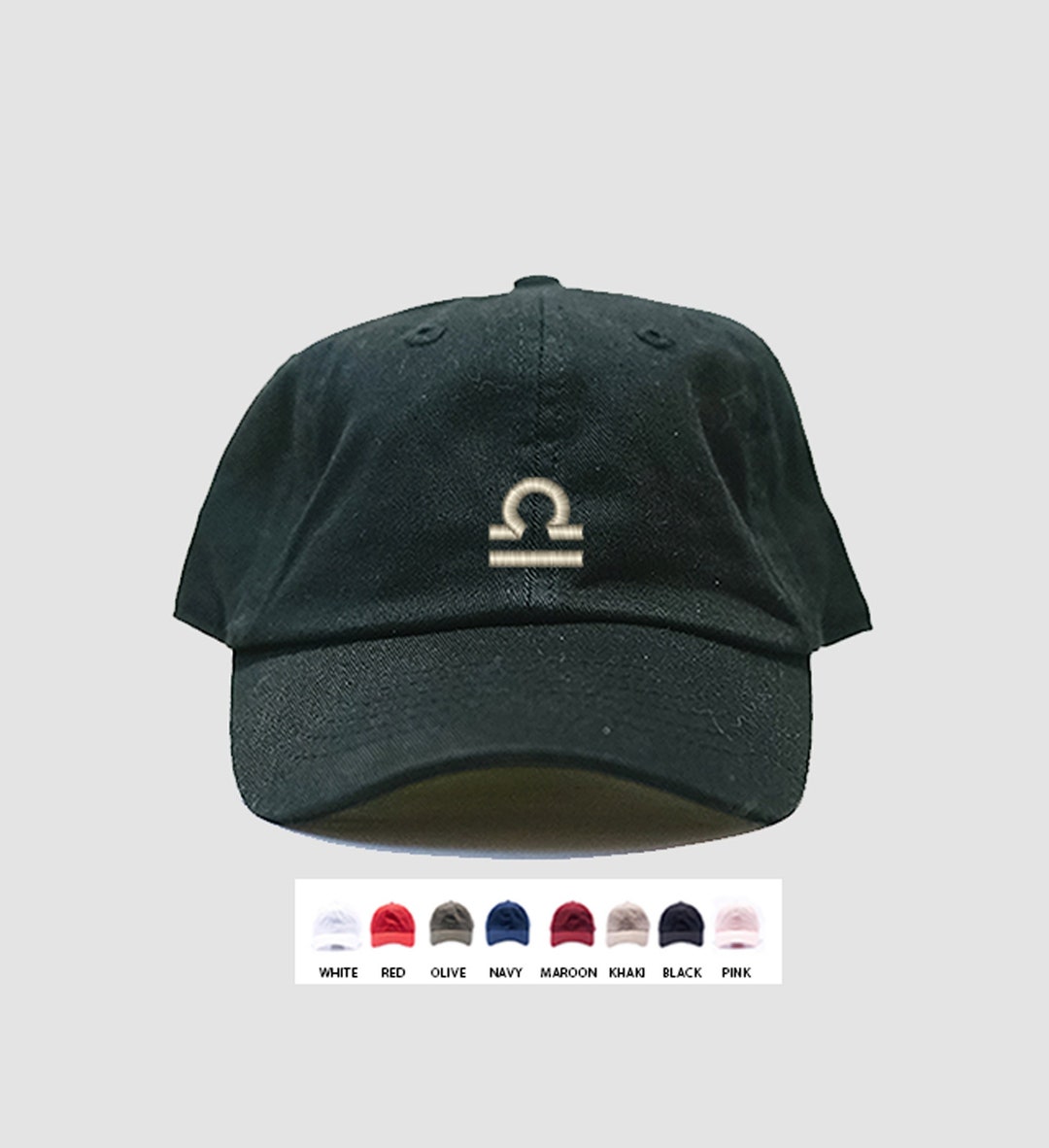 Libra Zodiac Sign Hat / Custom Embroidered Hat / Hats for Men - Etsy