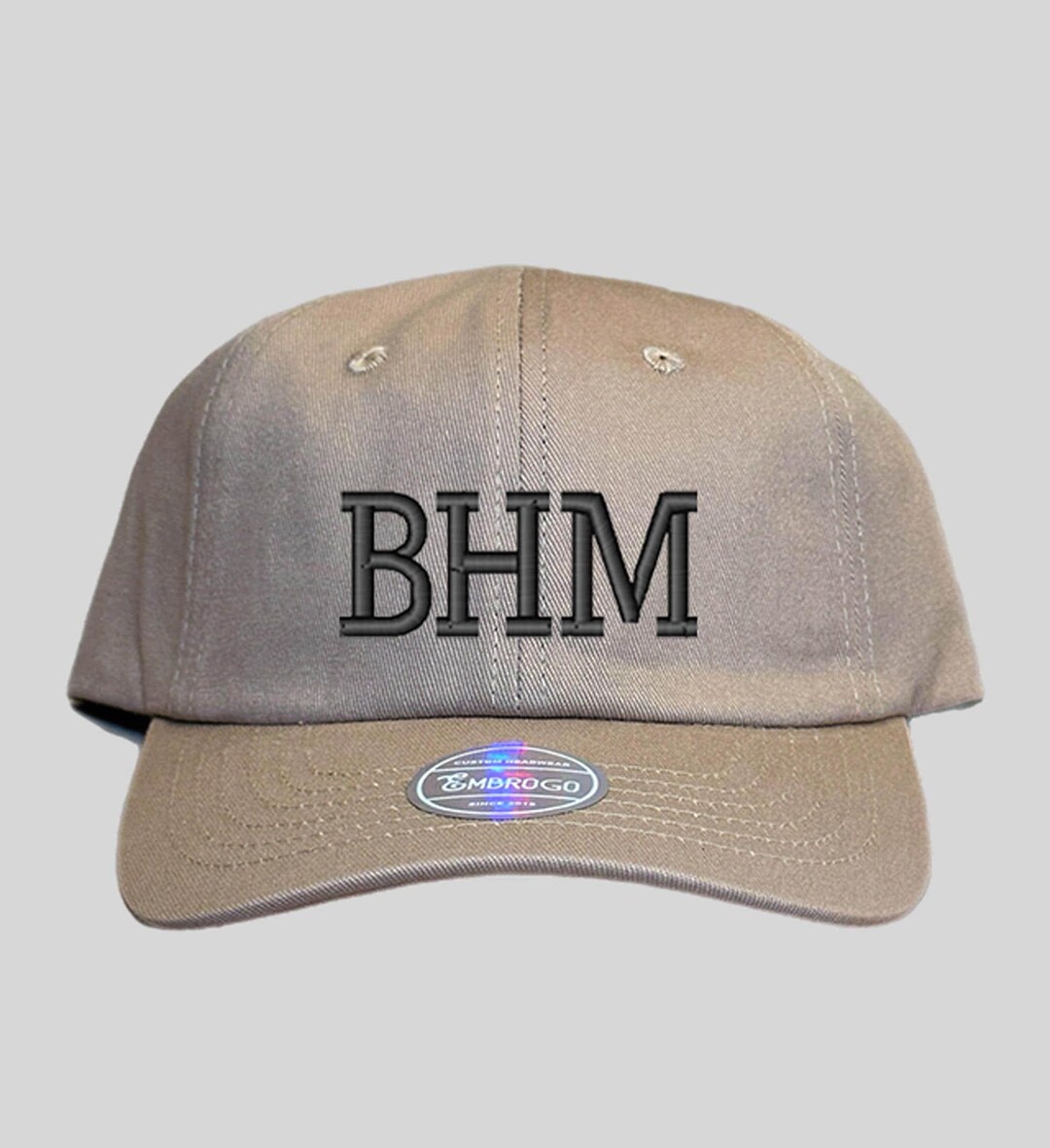 BHM Custom Embroidered Airport Code Hat, Airport Code Monogrammed Hat ...