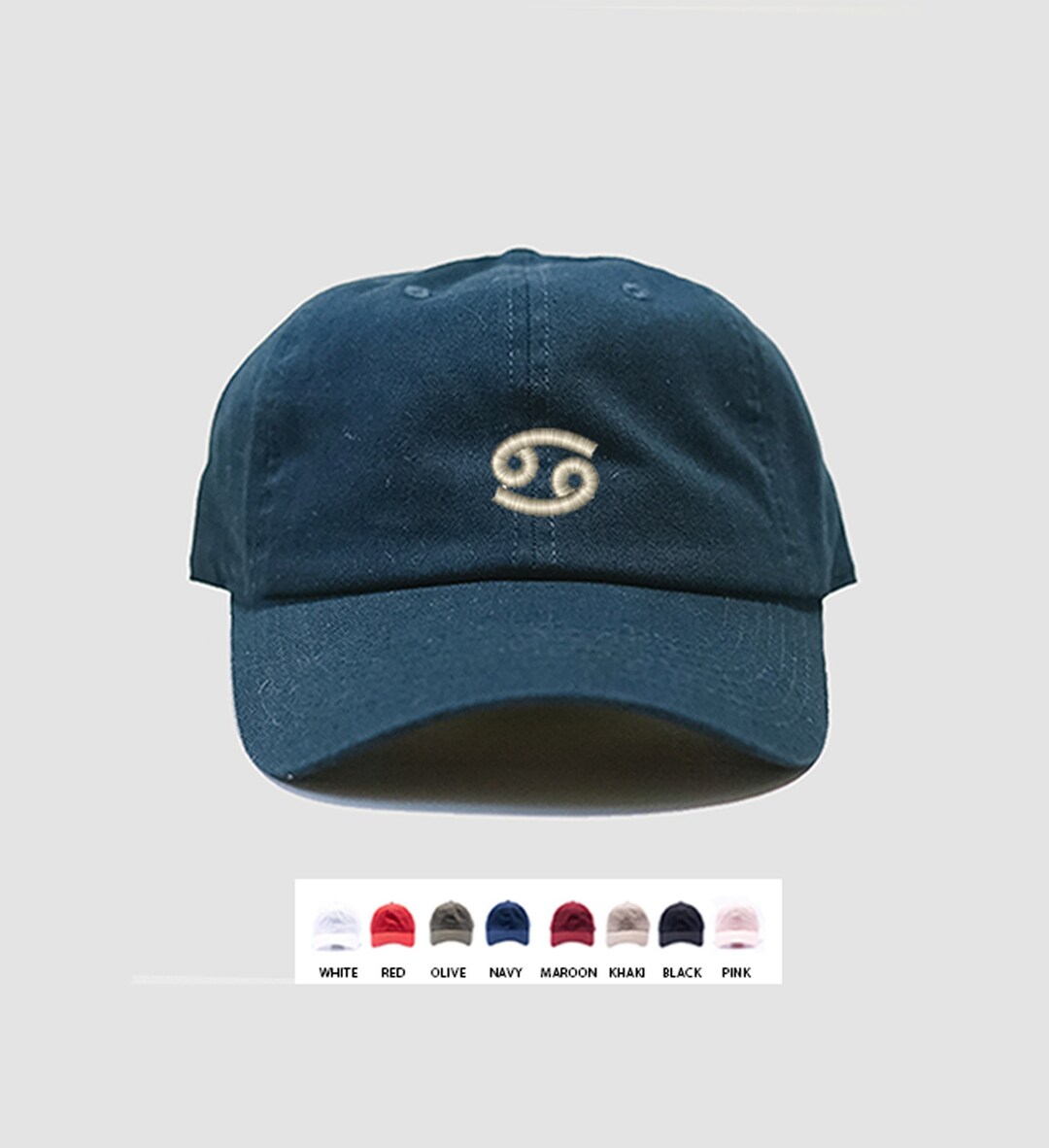 Cancer Zodiac Sign Hat / Custom Embroidered Hat / Hats for Men - Etsy
