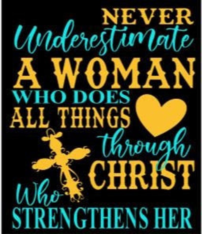 Never Underestimate A Woman SVG - Etsy