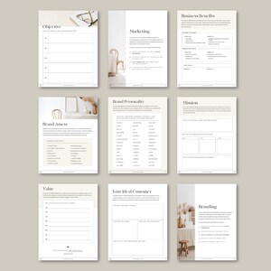 The Business Planner - A Printable Workbook to Grow and Expand Your ...