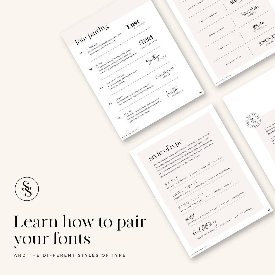 The Font Guide - Pick the Perfect Fonts for Your Brand. Instant ...