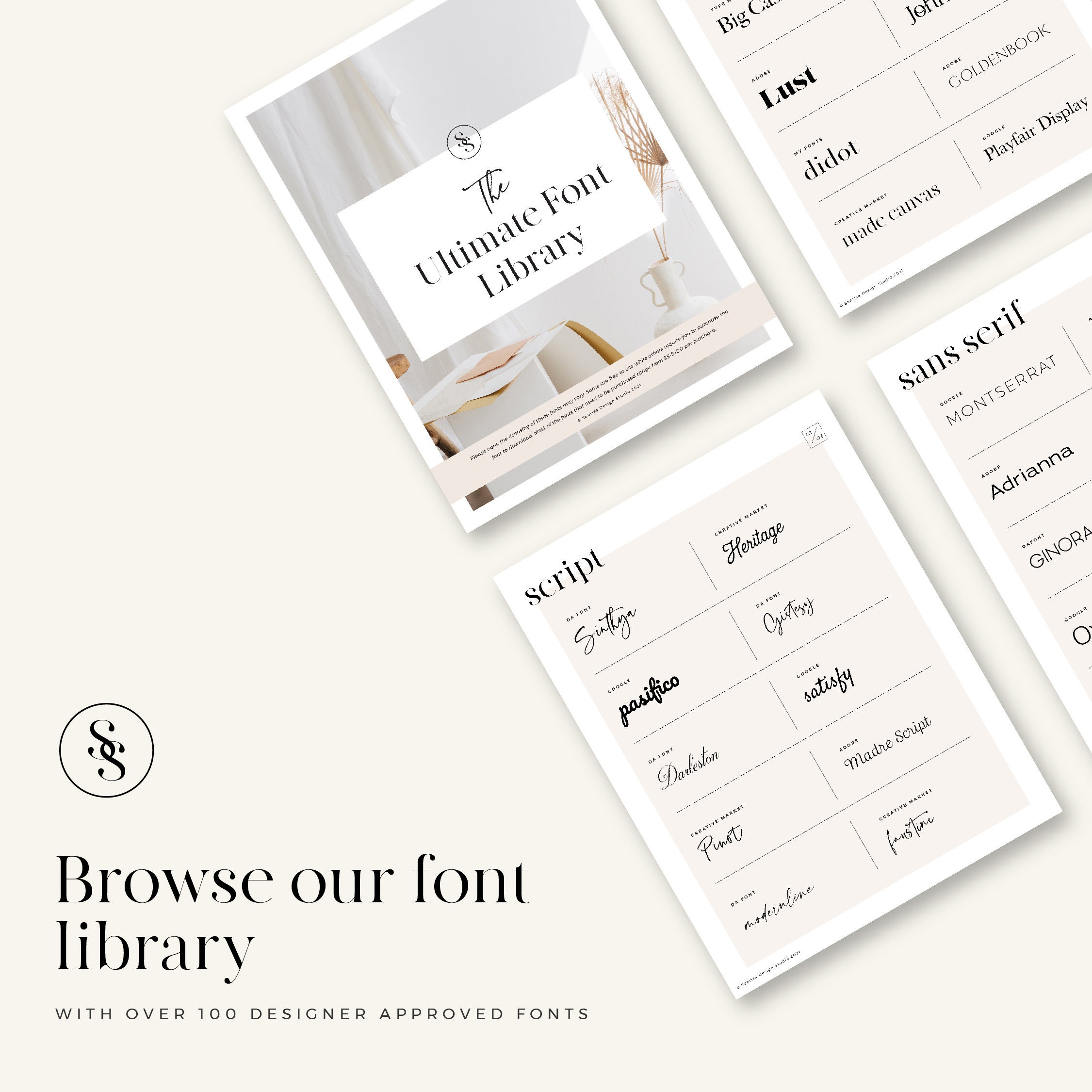 The Font Guide - Pick the Perfect Fonts for Your Brand. Instant ...