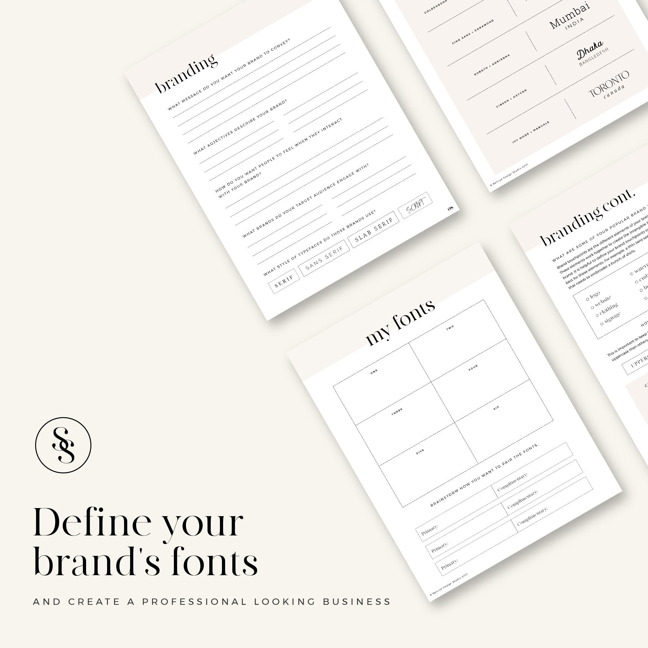 The Font Guide - Pick the Perfect Fonts for Your Brand. Instant ...