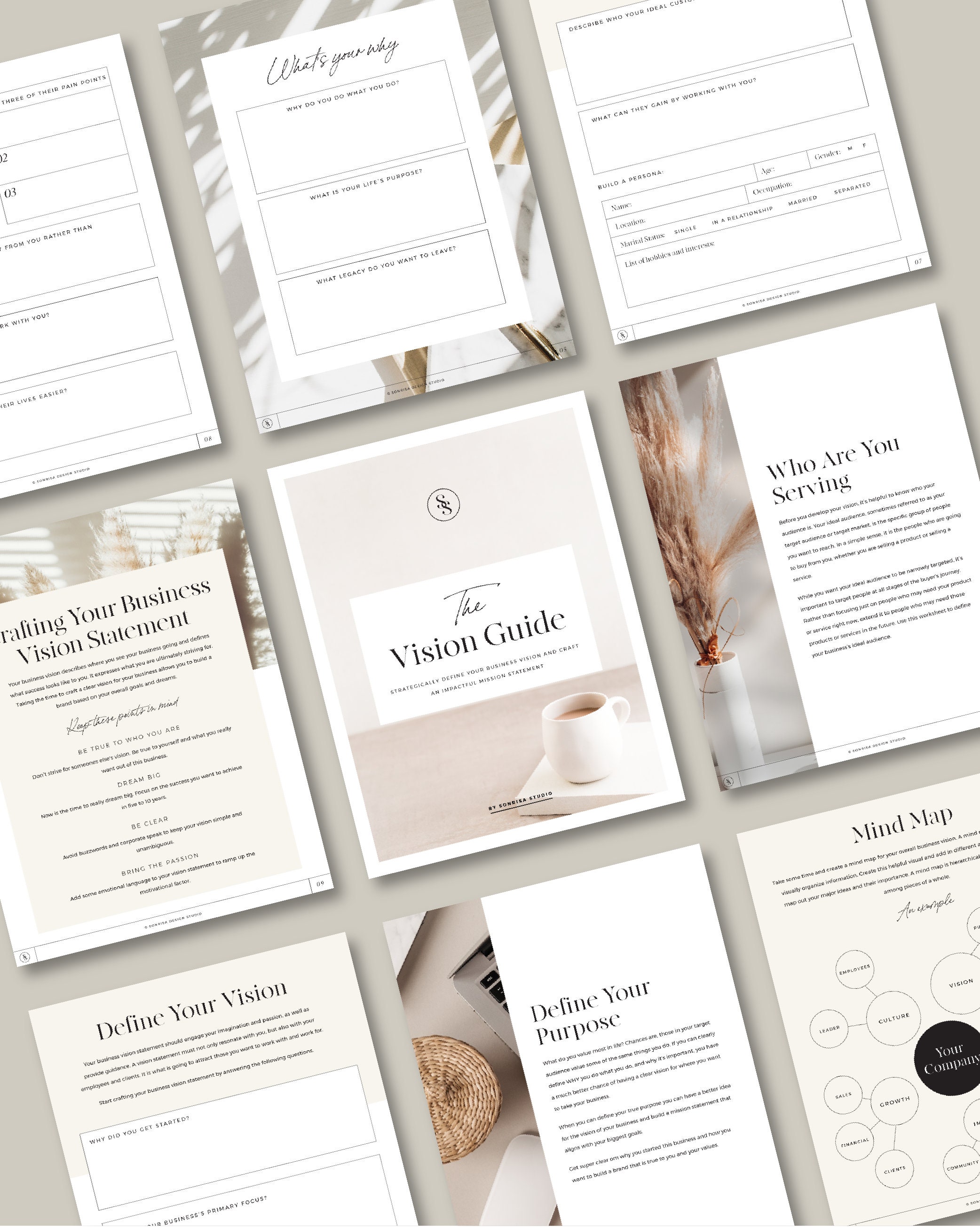 The Vision Guide A Printable PDF Workbook for Defining Your - Etsy