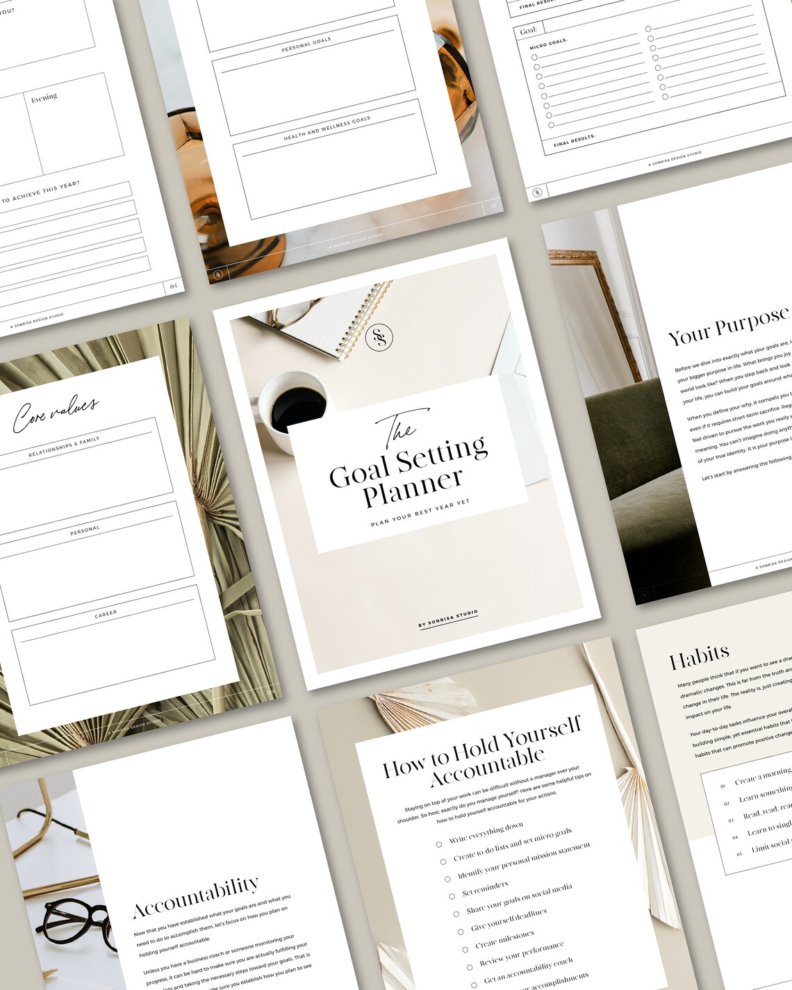 The Goal Setting Planner A Printable Workbook Created to Help You Set ...
