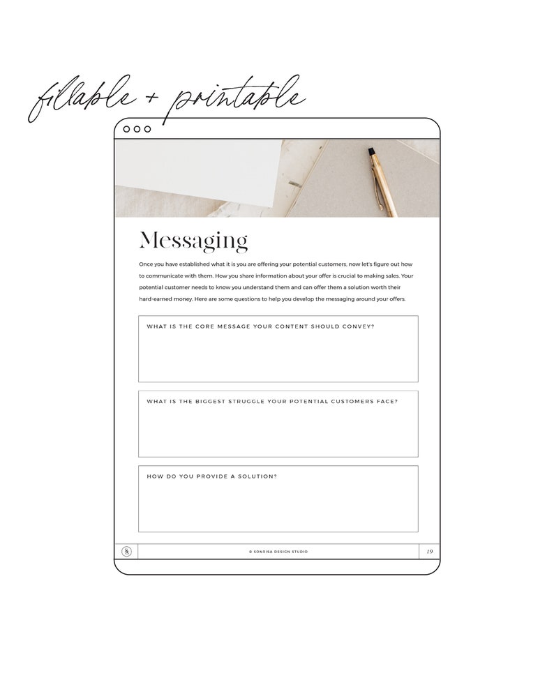 The Business Planner - A Printable Workbook to Grow and Expand Your ...