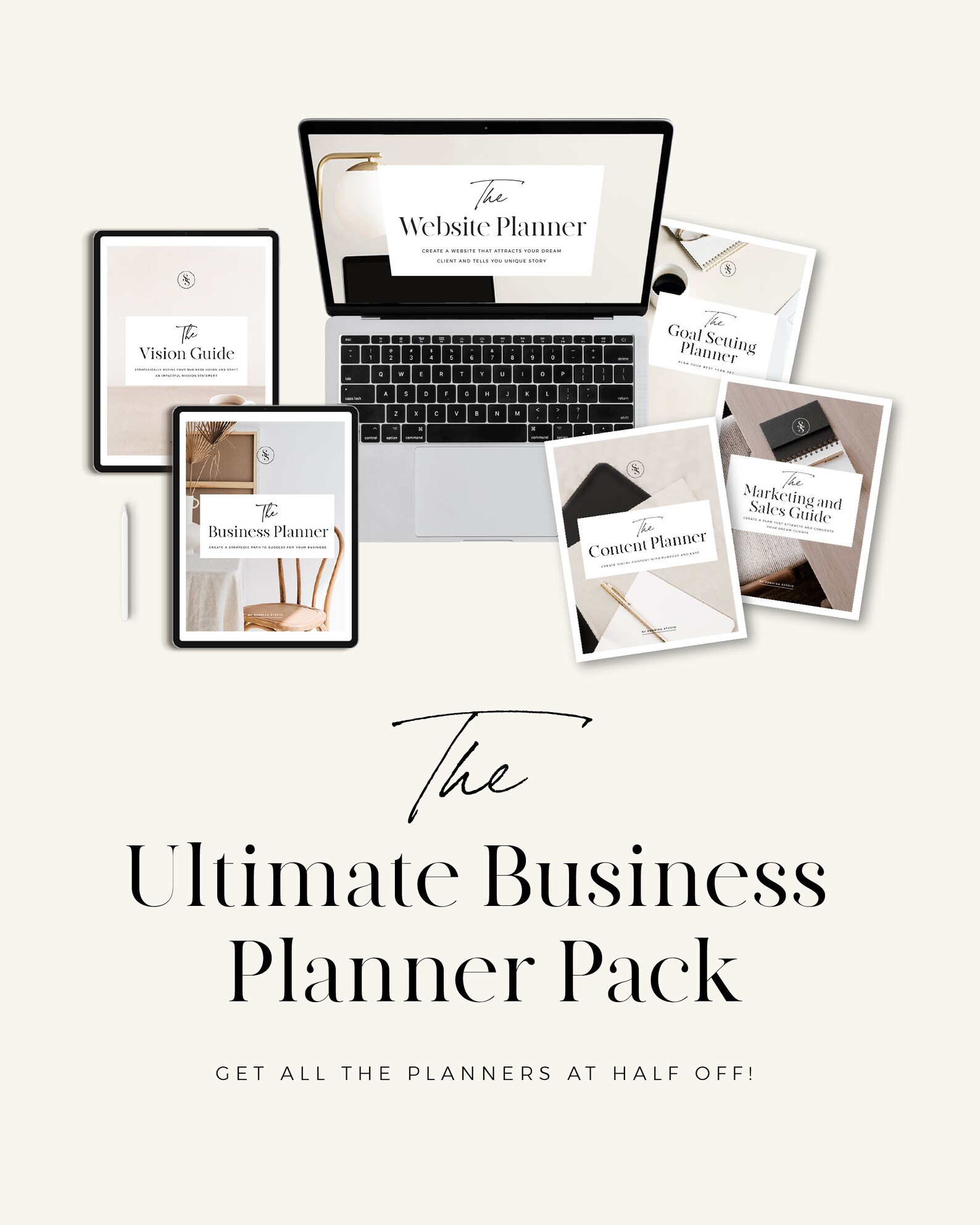 The Vision Guide A Printable PDF Workbook for Defining Your Business ...