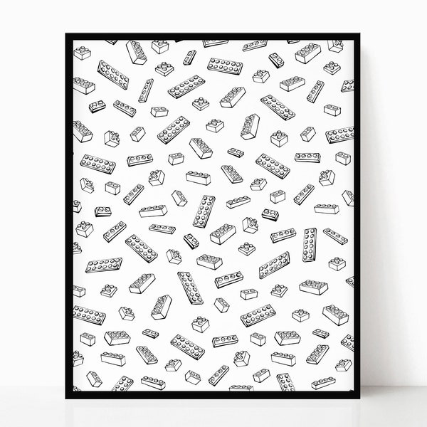 Building Blocks Wall Art - Etsy