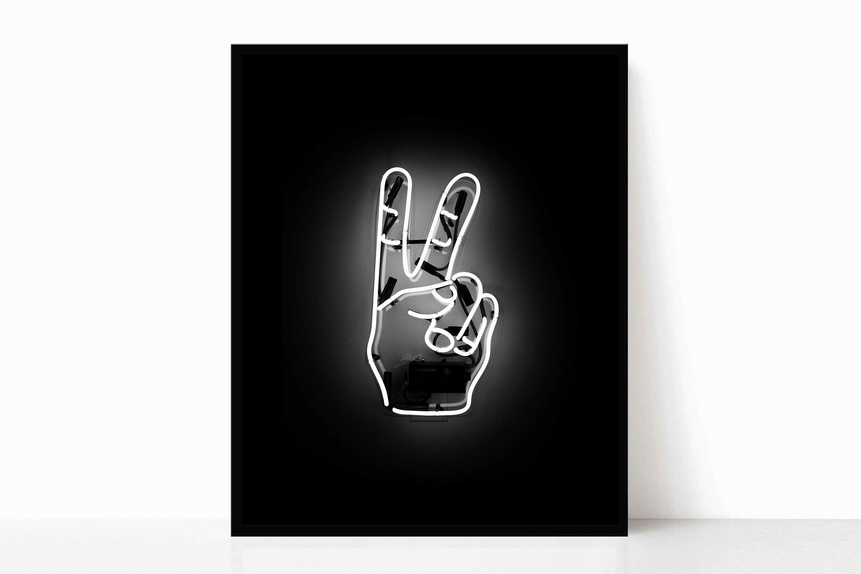Peace Sign Printable Black and White Digital Download - Etsy
