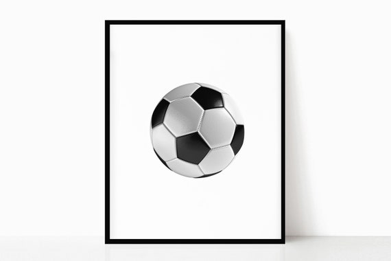 Soccer Printable Black and White Instant Digital Download | Etsy