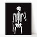 Skeleton Rocker Printable • modern Halloween Decor • Instant Digital ...