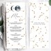 Dinner Menu Cards, Printable Template, Table Party Decoration Ideas ...