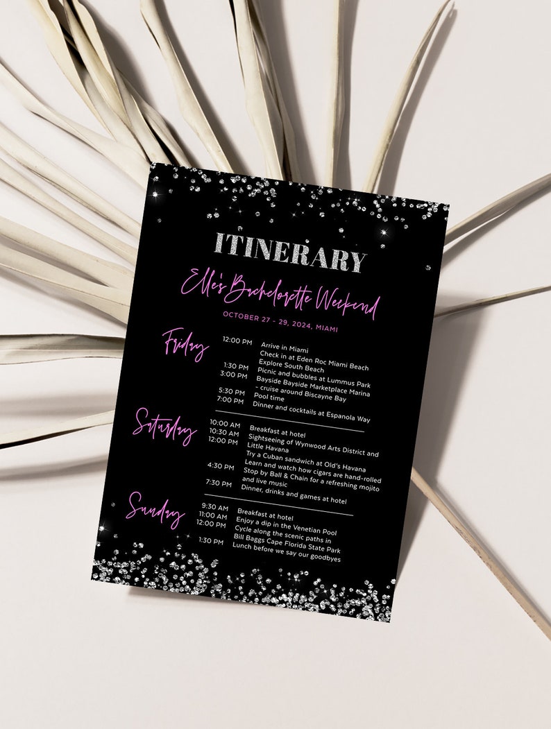 In Her Bachelorette Era With Itinerary Template, Hens Party, End of an ...