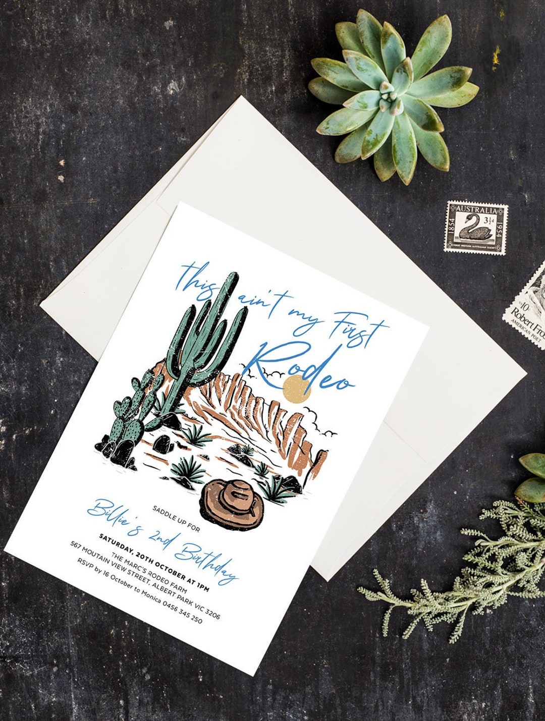 This Aint My First Rodeo Invitation, Little Boy Birthday Invite, Wild ...