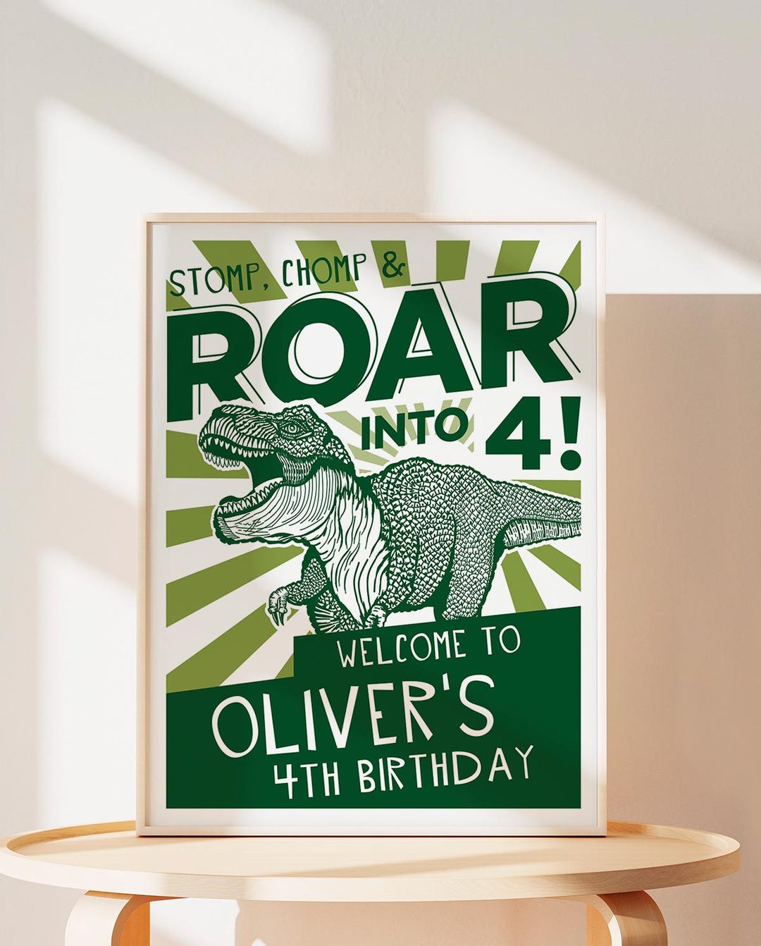 Dinosaur Welcome Board, T-rex Sign, Tyrannosaurus Rex, Dino, Stomp ...