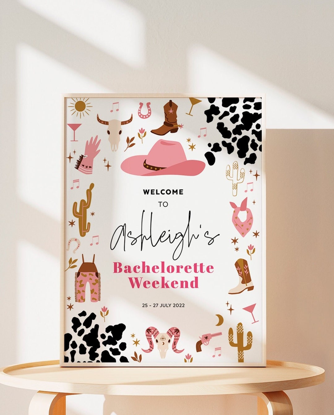 Welcome Sign, Nashville, Cowboy Boots, Wild Western, Bachelorette Party ...