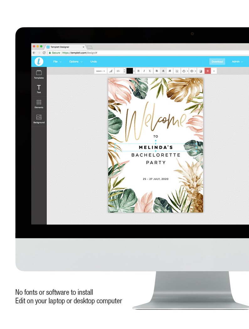 Welcome Board Large Entrance Sign Bachelorette Party Baby | Etsy