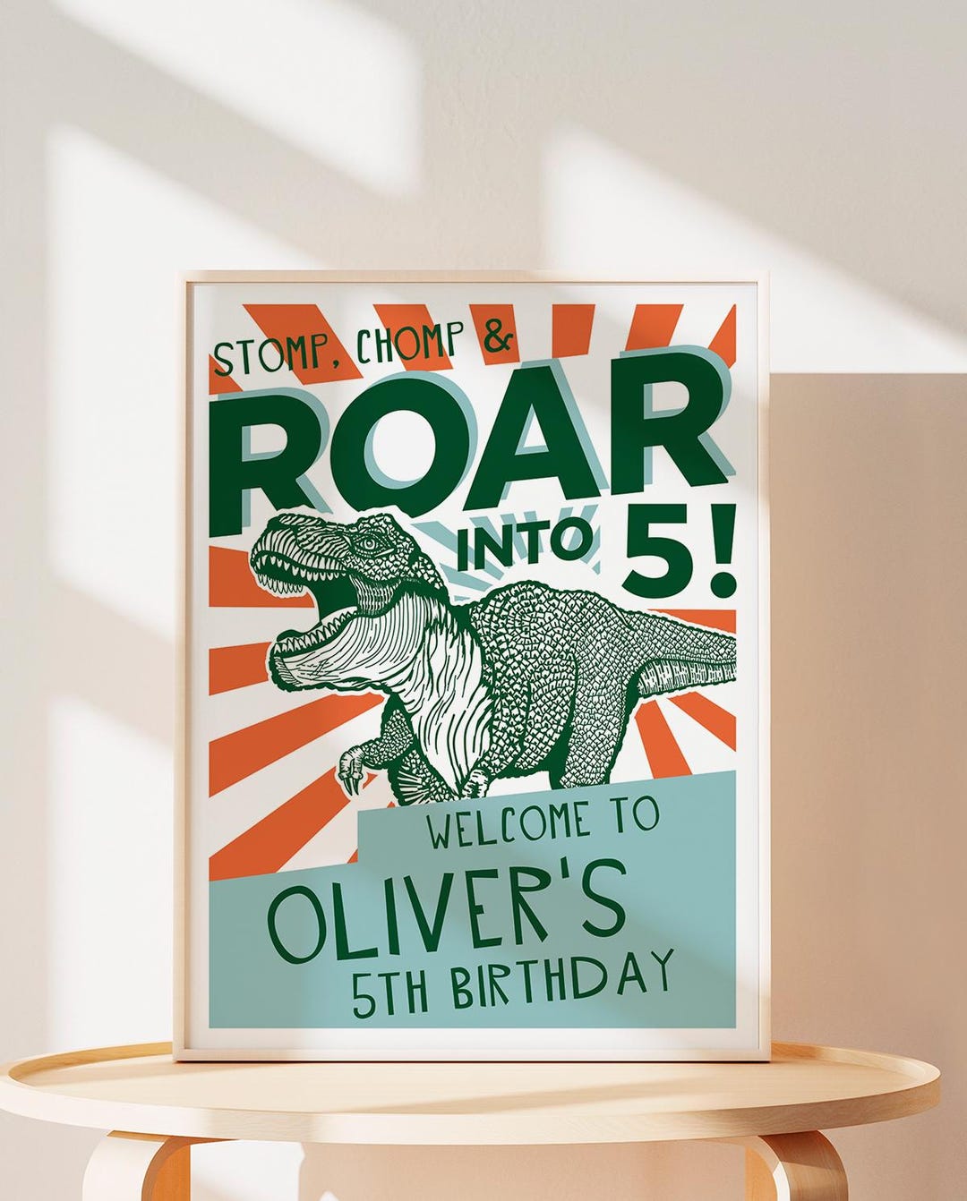 Dinosaur Welcome Board, T-rex Signage, Tyrannosaurus Rex, Dino, Stomp ...