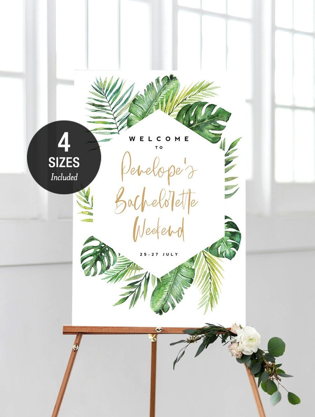 Welcome Party Sign Board, Bachelorette Weekend, Bridal, Baby Shower ...