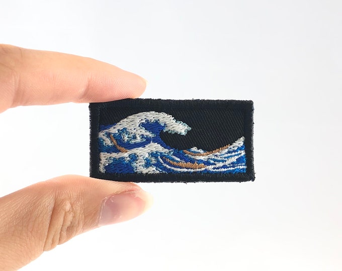 Great Wave Small Patch - New Design - Etsy