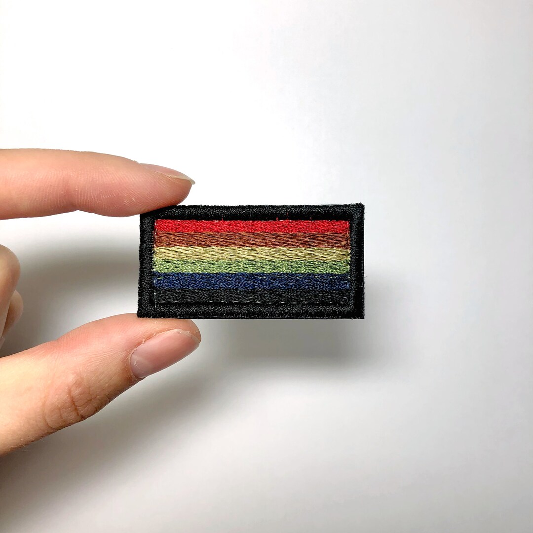 Subdued LGBTQ+ Pride Small Patch - Etsy