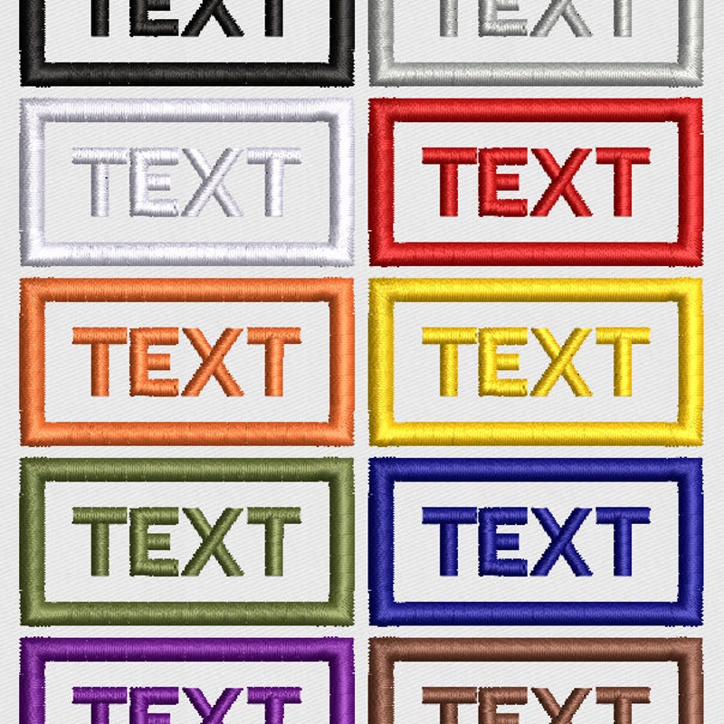 Military Tab Patch Custom - Etsy