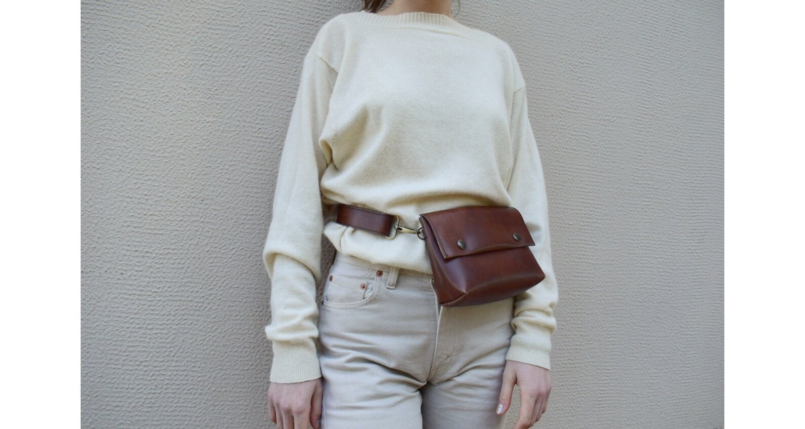 Brown Belt Bagconvertible Chest Bagwaist Bagfanny Packbum | Etsy