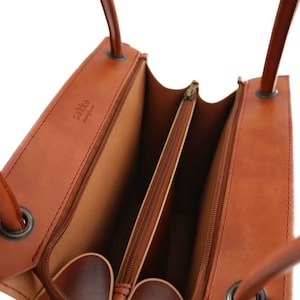 Shoulder Leather Bag,vegan Leather Handbag,tan Leather Purse,tote Bag ...